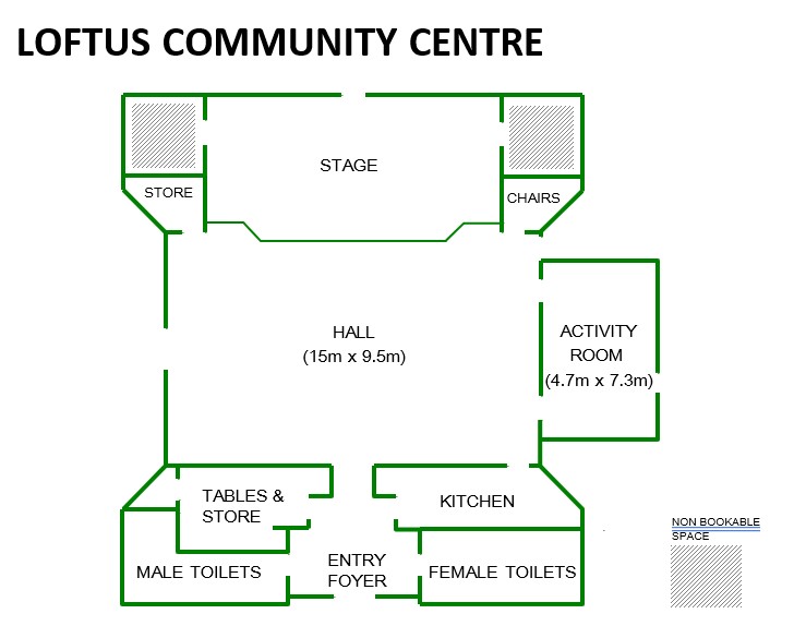 Loftus Community Centre Details | Bookable Sutherland Shire Council