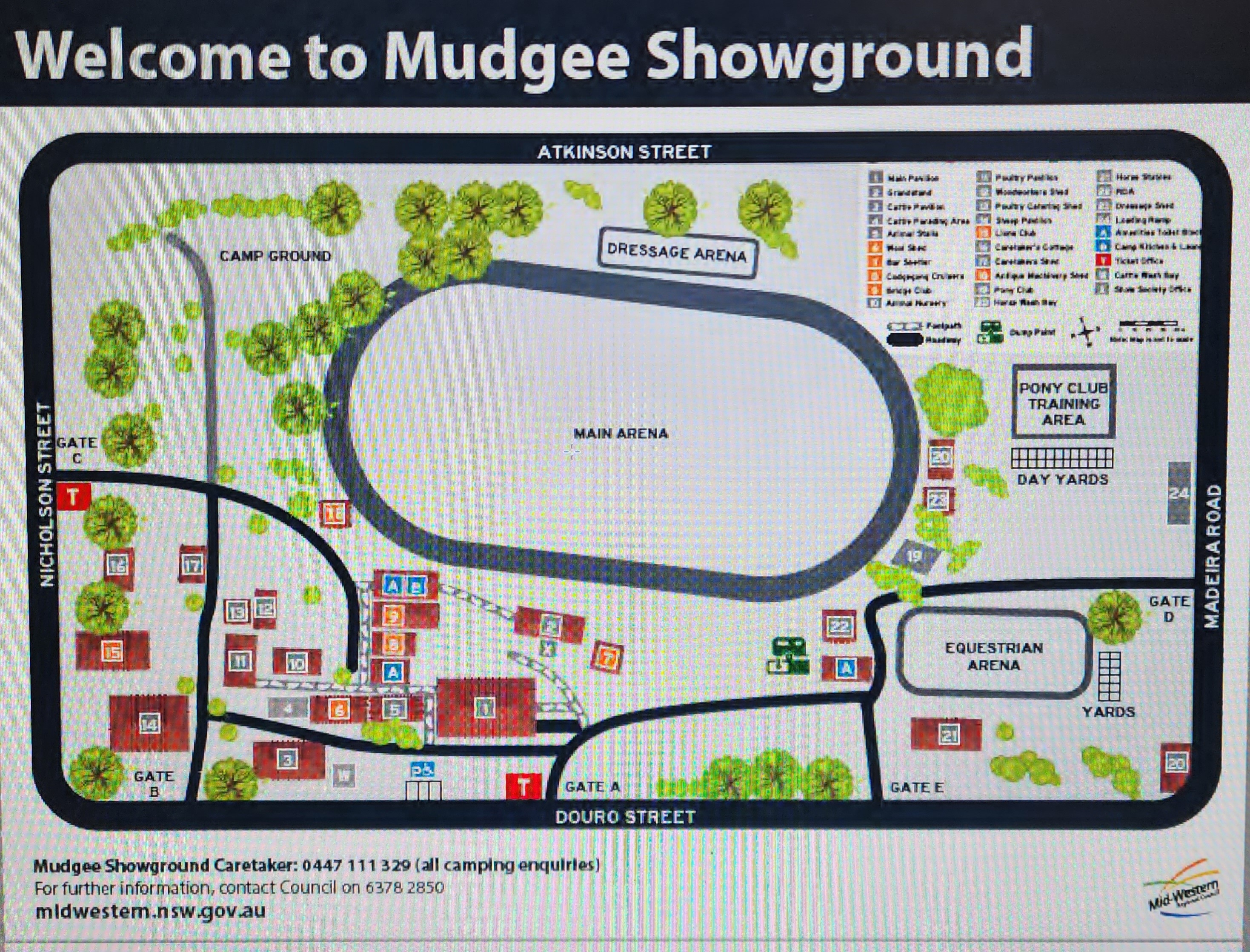 Mudgee Showground Details | Bookable Mid-Western Regional Council
