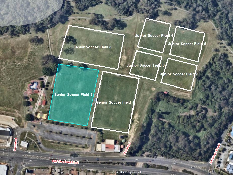 Sam Sciacca Sportsfield Details | Bookable Redland City Council