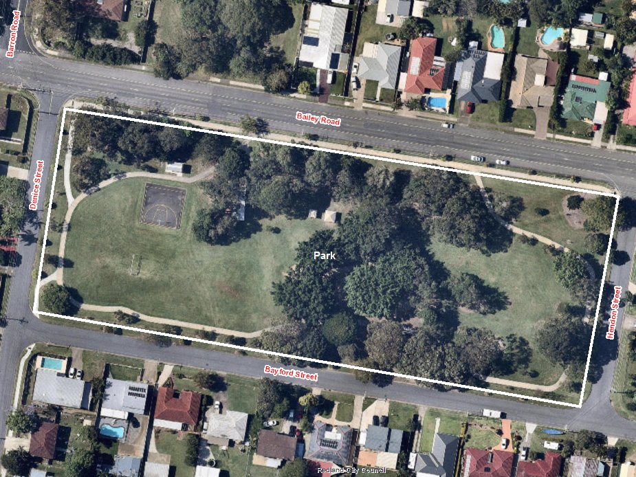 Bailey Road Park Details | Bookable Redland City Council